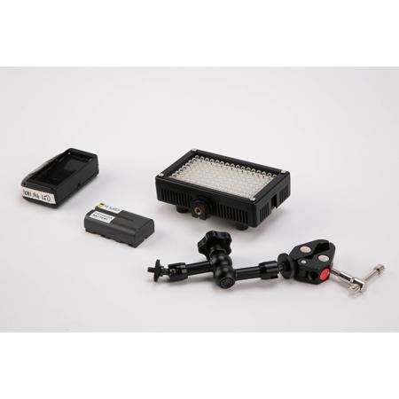 Used iKan iLED-144 Interchangeable Small On Camera Dual Color LED Light ...