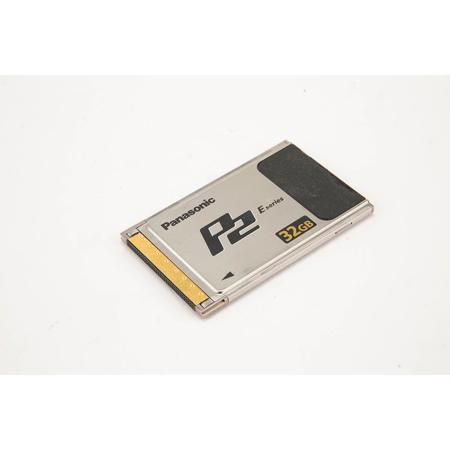 Used Panasonic AJ-P2E032XG 32GB E-Series P2 Solid State Memory Card ...