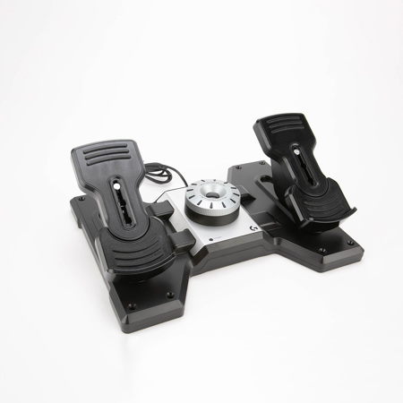 Used Logitech G Pro Flight Rudder Pedals for PC - SKU#1657143 945-000024