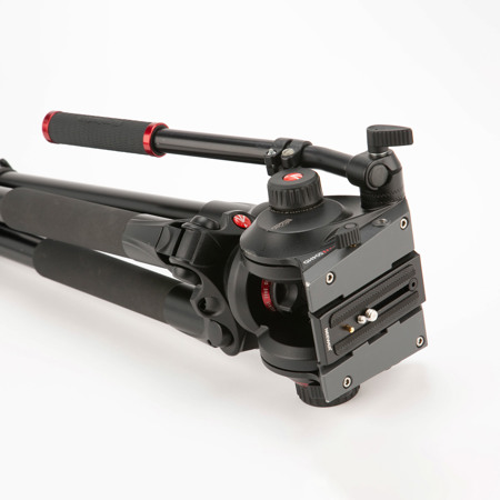 USED Manfrotto MVK504AQ 4 Section Aluminum Single Leg Video System ...