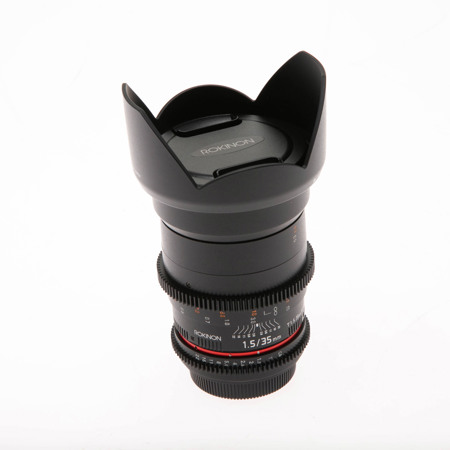 Used Rokinon 35mm T1.5 Cine DS Wide-Angle Lens for Canon EF Mount DS35M-C