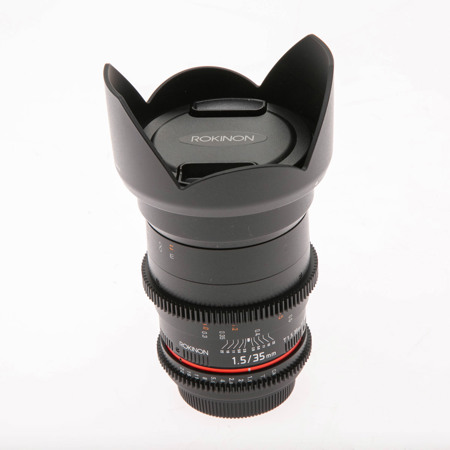 Used Rokinon 35mm T1.5 Cine DS Wide-Angle Lens for Canon EF Mount DS35M-C