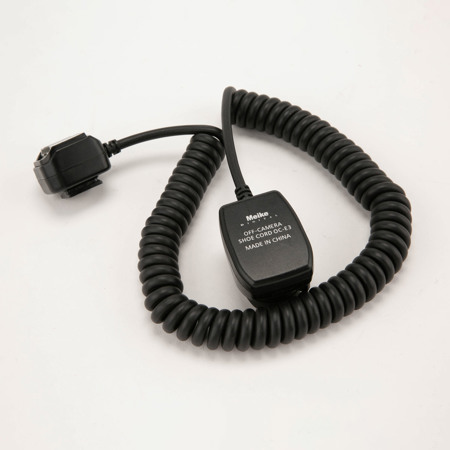 Used Meike DSLR Camera TTL Flash Remote Cord Sync Cable OC-E3