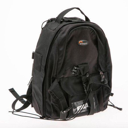Used Lowepro Mini Trekker AW All Weather Photo Backpack, Black.