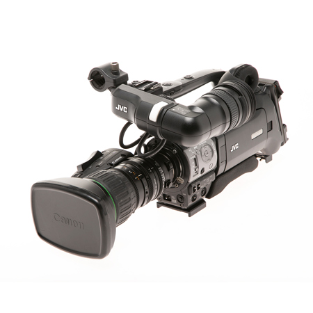 Used JVC GY-HM750U ProHD Compact Shoulder Solid State Camcorder - (339 ...