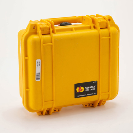 Used Pelican 1200 Hard Case - Yellow, NO FOAM - SKU#1697408 1200-001-240