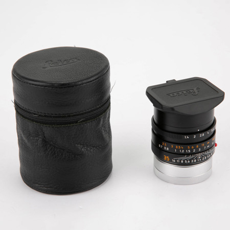 Used Leica 35mm f/1.4 Summilux-M ASPH FLE Lens, Black, #11663 11663