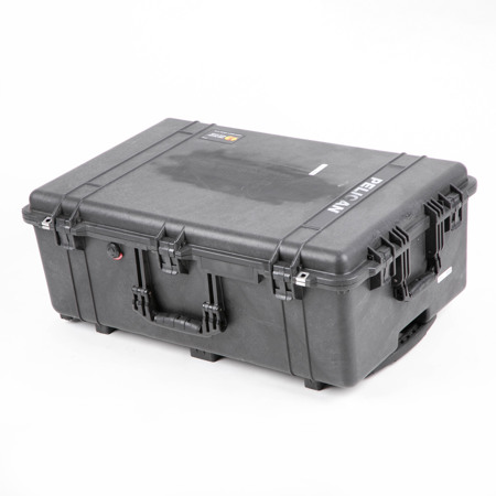 Used Pelican 1650 Case With Wheels, without Foam (Black) 1650-021-110