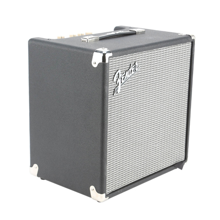 Used Fender Rumble 25 (V3) Bass Amplifier - Black/Silver SKU#1707641 ...