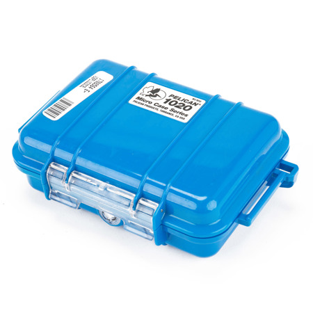 Used Pelican 1020 Watertight Hard Micro Case with Rubber Liner - Clear ...