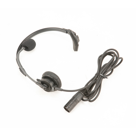 Used Telex PH-88R5 Single-Sided Lightweight Headset with 6' Cable & A5M ...