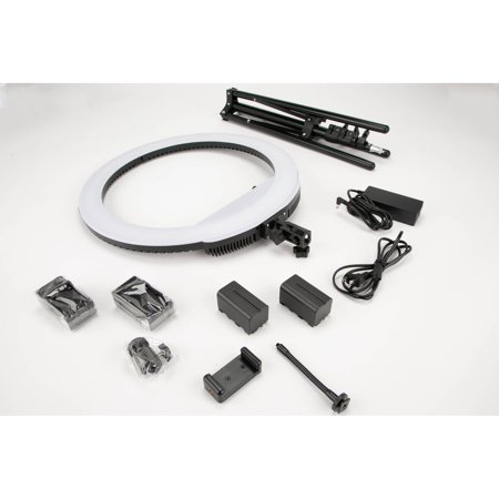 Used Westcott 18" Bi-Color LED Ring Light Kit with Batteries & Stand ...
