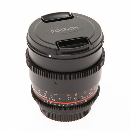 Used Rokinon 50mm T1.5 Cine DS Lens for Canon EF Mount, 6 Groups/9 ...