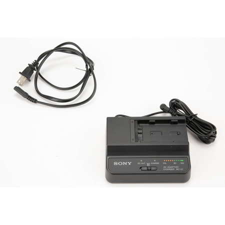 Used Sony BC-U1 Battery Charger for BP-U30/U60 Lithium-Ion Battery Packs BCU1A