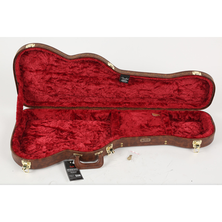 Used Fender Classic Series Stratocaster/Telecaster Poodle Case, Brown