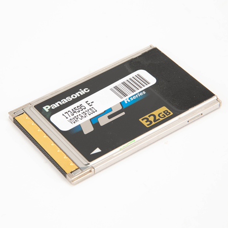 Used Panasonic AJ-P2C032RG 32GB P2 High Performance Memory Card (R ...