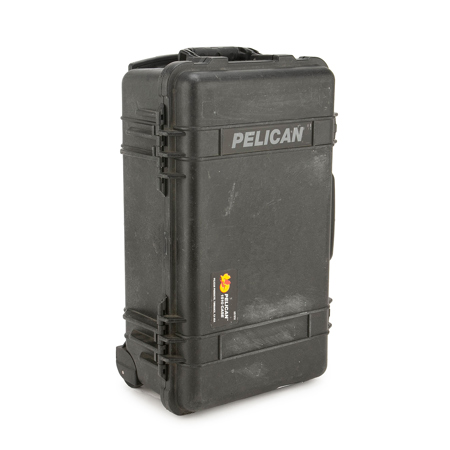 Used Pelican 1510 On Watertight Hard Case with Padded Dividers & Wheels ...