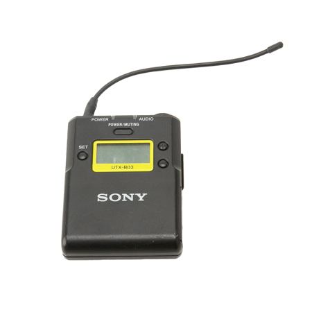 USED Sony UTX-B03 Integrated Digital Wireless Bodypack Transmitter - 14 ...