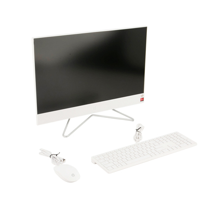 Used HP 24-dd0010 23.8" Full HD All-In-One Desktop Computer - Snow ...