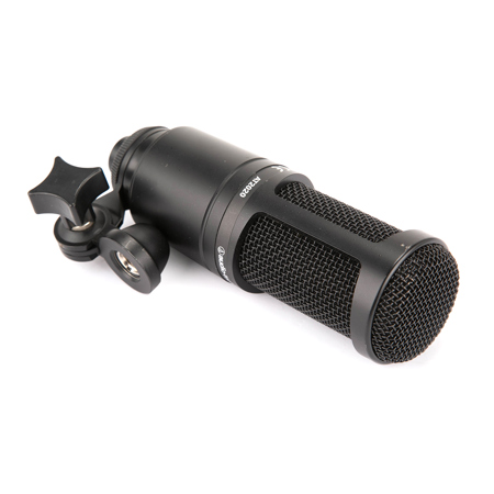 Used Audio-Technica AT2020 Side-Address Cardioid Condenser Microphone ...