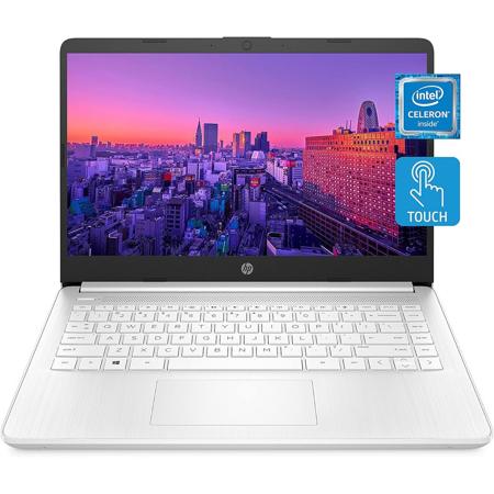 USED HP 14-dq0040nr 14" HD Notebook Computer - Snowflake White SKU#1756743
