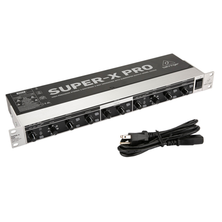 Used Behringer SUPER-X PRO CX2310 V2 High-Precision Stereo 2-Way/Mono 3-Way Crossover with ...