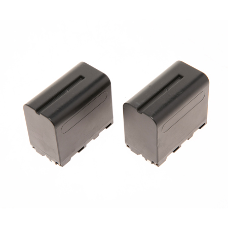 Used Powerextra 2-Pack Replacement Sony NP-F970 Battery and Smart LCD Display Dual USB Charger