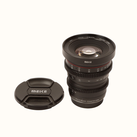 Used Meike 16mm T2.2 Manual Focus Wide Angle Cinema Lens for MFT Mount ...