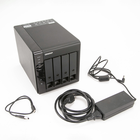 Used Qnap TR-004 4-Bay USB 3.0 Type-C Hardware RAID Enclosure DAS TR-004-US