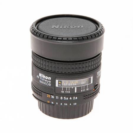 Used Nikon 16mm f/2.8D ED AF-D Autofocus Fisheye Lens 1910 - Adorama