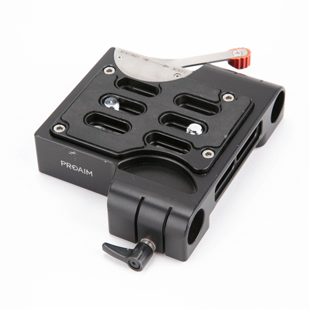 Used Proaim 15mm Quick Release Camera Base Plate with Dovetail Tripod ...