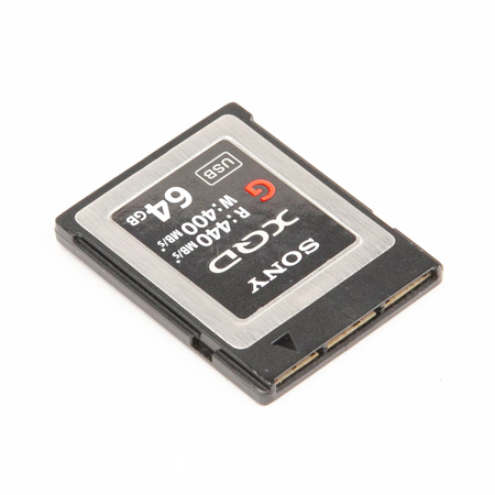 Used Sony G Series 64GB XQD Memory Card, 400MB/s Write Speed, 440MB/s ...