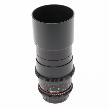 Used Rokinon 100mm T3.1 Telephoto Macro Cine DS Lens for Canon EF Mount ...