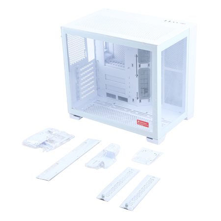 Used Lian-Li O11 Dynamic Mini ATX Mini-Tower Case, Snow White