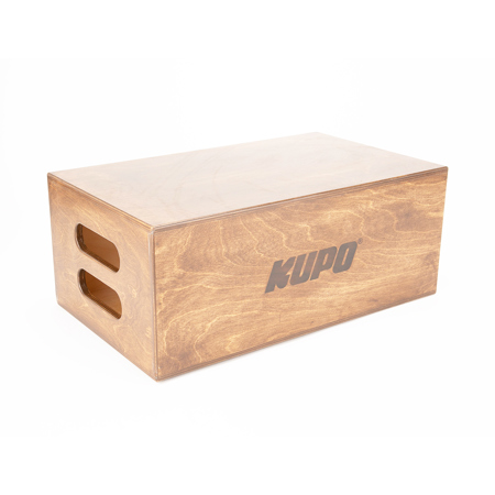 USED Kupo Apple Box Set with Half and Full Size Box, Brown Stained