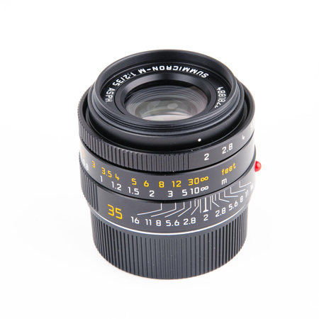 Used Leica 35mm f/2.0 Summicron-M Aspherical Lens, Black, #11673