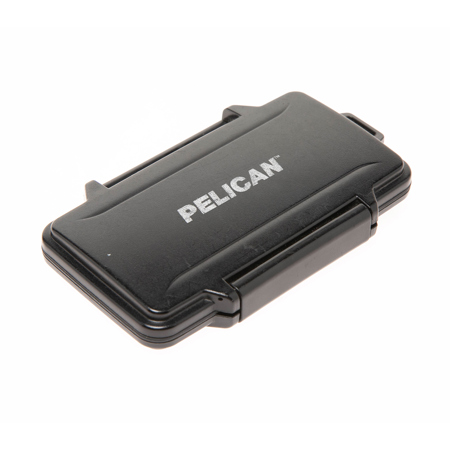 Used Pelican 0945 Memory Card Case for 6 CF Memory Cards, Black