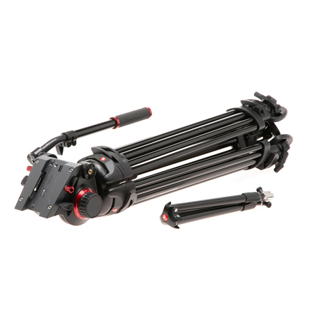 USED Manfrotto MVH502A Fluid Head and 546B Tripod System #MVH502A,546BK ...