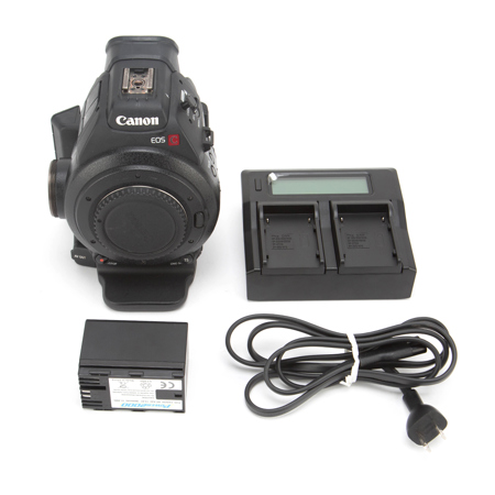 USED Canon EOS C100 Cinema Camcorder with Dual Pixel CMOS AF Feature ...