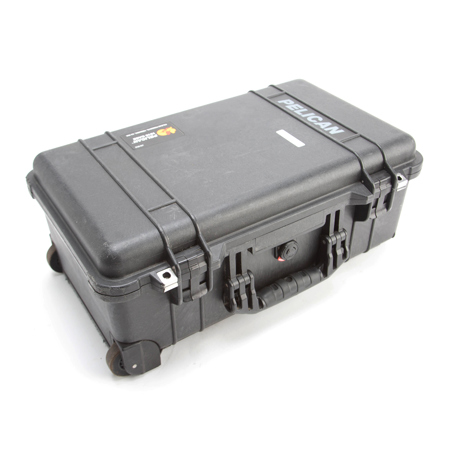 Used Pelican 1510 On Watertight Hard Case with Padded Dividers & Wheels ...