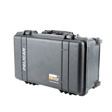 Used Pelican 1510 On Watertight Hard Case with Padded Dividers & Wheels ...