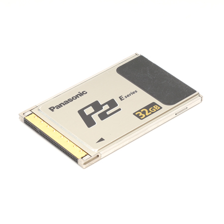 Used Panasonic AJ-P2E032XG 32GB E-Series P2 Solid State Memory Card ...