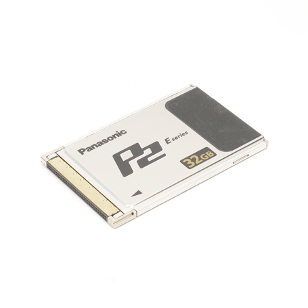 Used Panasonic AJ-P2E032XG 32GB E-Series P2 Solid State Memory Card ...
