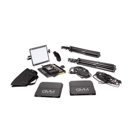 USED GVM 800D 40W Bi-Color RGB Studio Soft LED Panel 2-Light Kit - SKU ...