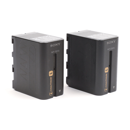 Used Sony NP-F970 L-Series Info-Lithium Battery Pack - Pair SKU#1940336