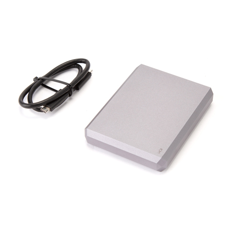 USED LaCie 4TB USB 3.0 Type-C Mobile Drive, Space Gray