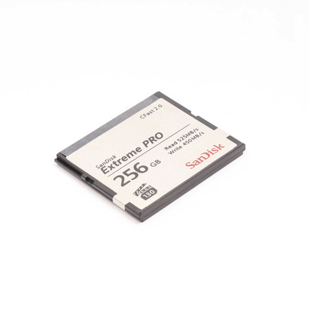 Used SanDisk Extreme PRO 256GB CFast 2.0 Memory Card SDCFSP-256G-A46D