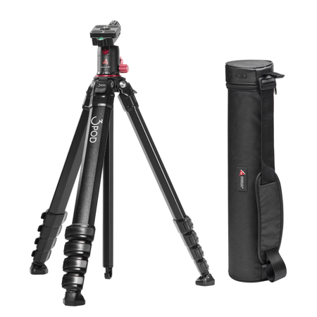 3POD Wander Aluminum Travel Tripod w/3POD AB1 AB Series Aluminum Ball ...