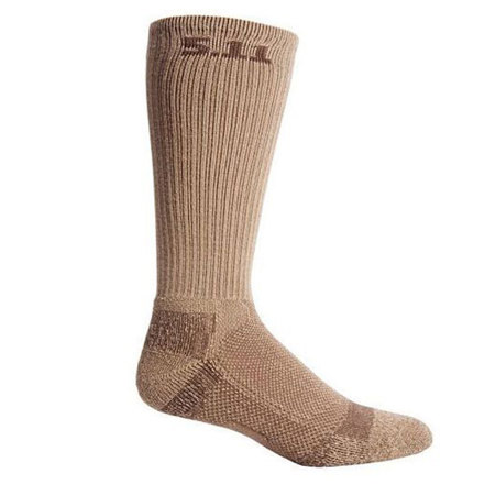 5.11 Tactical Level I 9" Socks, Large, Coyote - Adorama