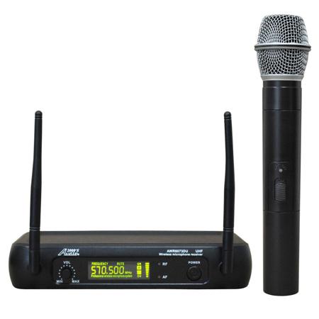 Audio 2000s AWM6073DU UHF Single-Channel Diversity Wireless Handheld ...